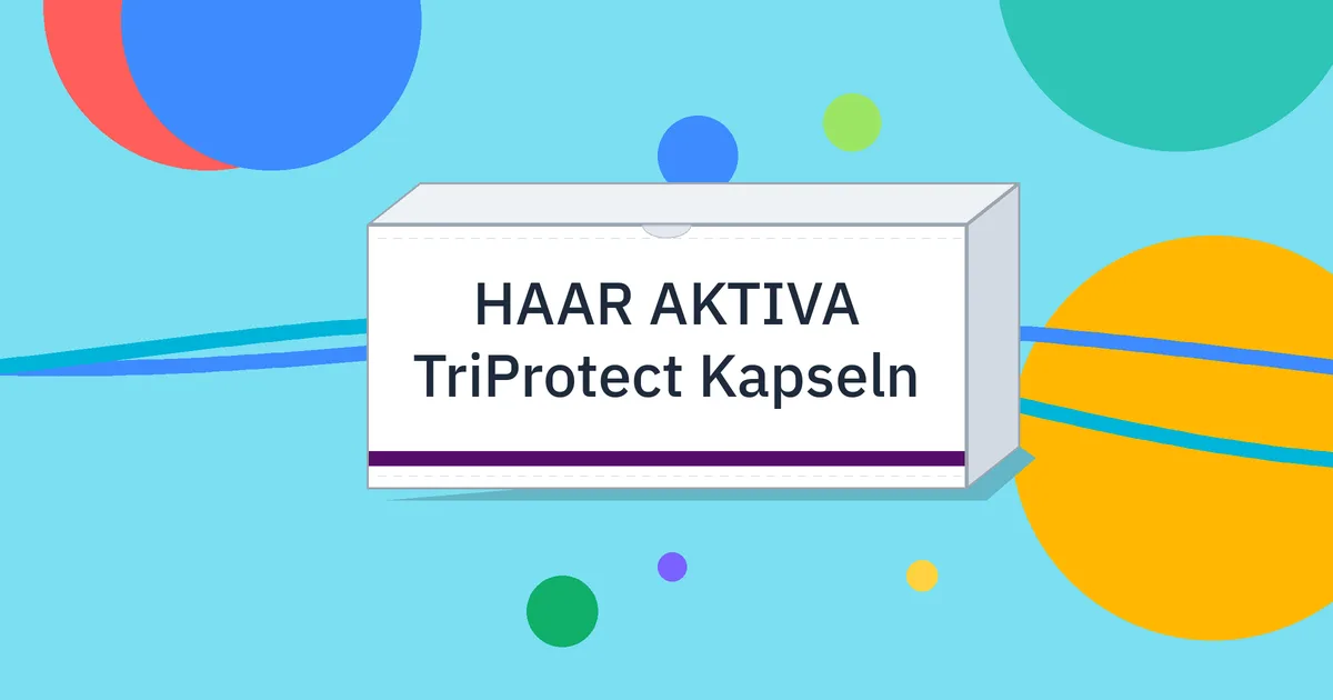 Symbolbild: Packung mit der Aufschrift HAAR AKTIVA TriProtect Kapseln (PZN 05026949) – Verfügbarkeit und Bezug in Apotheken in Frankfurt am Main