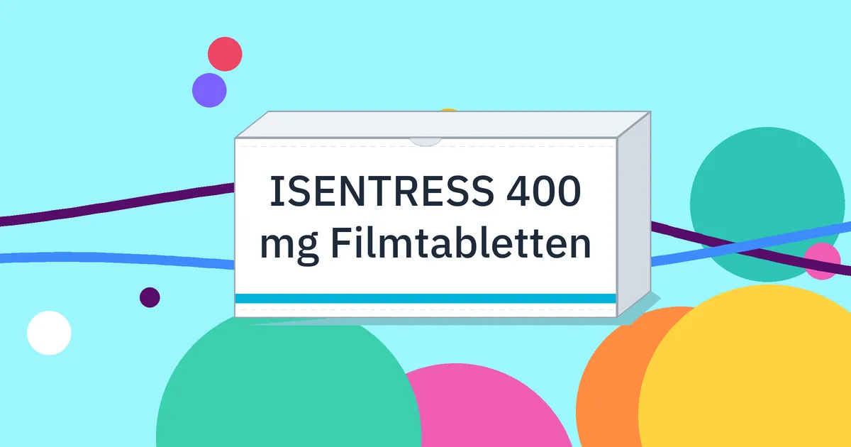 Symbolbild: Packung mit der Aufschrift ISENTRESS 400 mg Filmtabletten (PZN 11102525) – Verfügbarkeit und Bezug in Apotheken in Frankfurt am Main