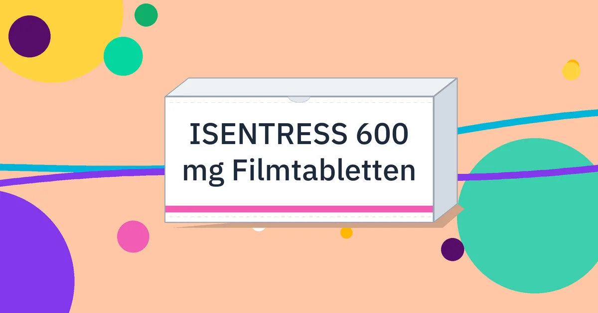 Symbolbild: Packung mit der Aufschrift ISENTRESS 600 mg Filmtabletten (PZN 13421447) – Verfügbarkeit und Bezug in Apotheken in Frankfurt am Main