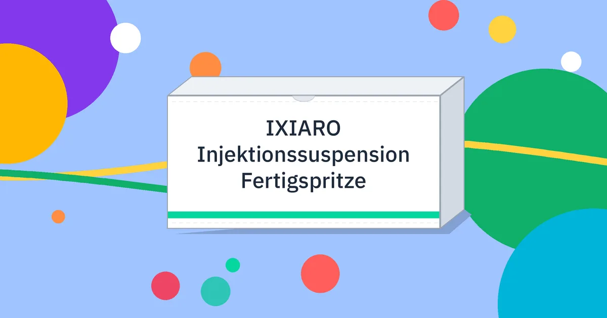 Symbolbild: Packung mit der Aufschrift IXIARO Injektionssuspension Fertigspritze (PZN 18898763) – Verfügbarkeit und Bezug in Apotheken in Frankfurt am Main