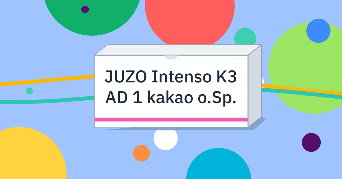 Symbolbild: Packung mit der Aufschrift JUZO Intenso K3 AD 1 kakao o.Sp. (PZN 18638217) – Verfügbarkeit und Bezug in Apotheken in Frankfurt am Main