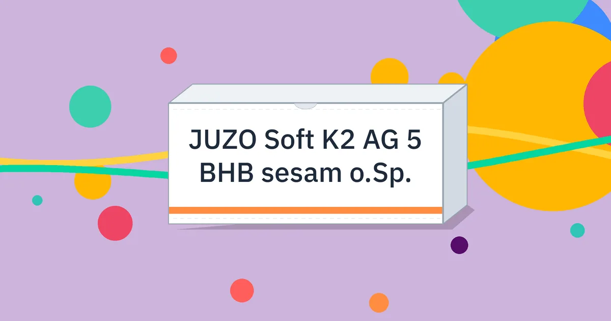 Symbolbild: Packung mit der Aufschrift JUZO Soft K2 AG 5 BHB sesam o.Sp. (PZN 14825448) – Verfügbarkeit und Bezug in Apotheken in Frankfurt am Main