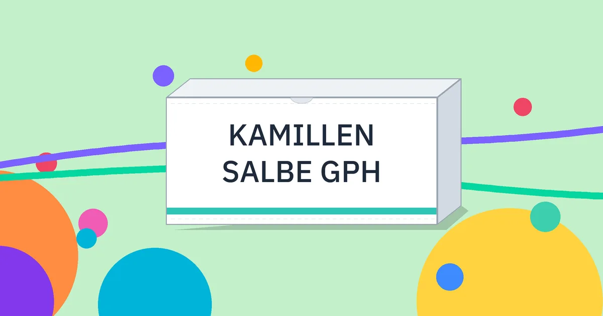Symbolbild: Packung mit der Aufschrift KAMILLEN SALBE GPH (PZN 17556322) – Verfügbarkeit und Bezug in Apotheken in Frankfurt am Main