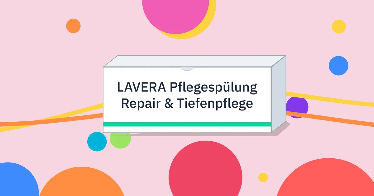Symbolbild: Packung mit der Aufschrift LAVERA Pflegespülung Repair & Tiefenpflege (PZN 18163180) – Verfügbarkeit und Bezug in Apotheken in Frankfurt am Main