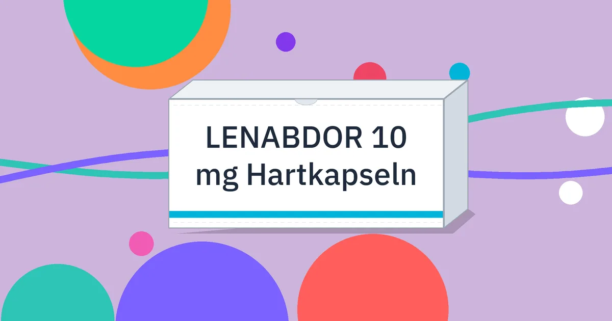 Symbolbild: Packung mit der Aufschrift LENABDOR 10 mg Hartkapseln (PZN 17934356) – Verfügbarkeit und Bezug in Apotheken in Frankfurt am Main