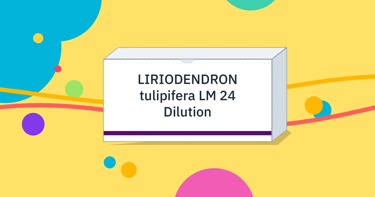 Symbolbild: Packung mit der Aufschrift LIRIODENDRON tulipifera LM 24 Dilution (PZN 13531199) – Verfügbarkeit und Bezug in Apotheken in Frankfurt am Main