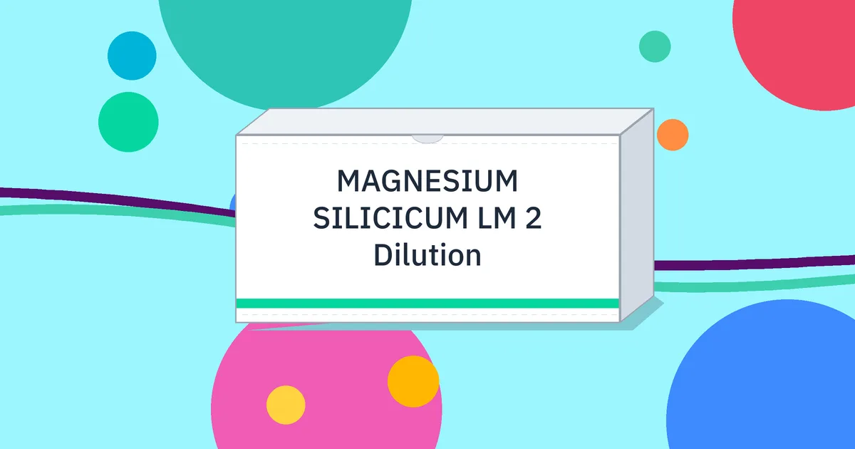 Symbolbild: Packung mit der Aufschrift MAGNESIUM SILICICUM LM 2 Dilution (PZN 12939515) – Verfügbarkeit und Bezug in Apotheken in Frankfurt am Main