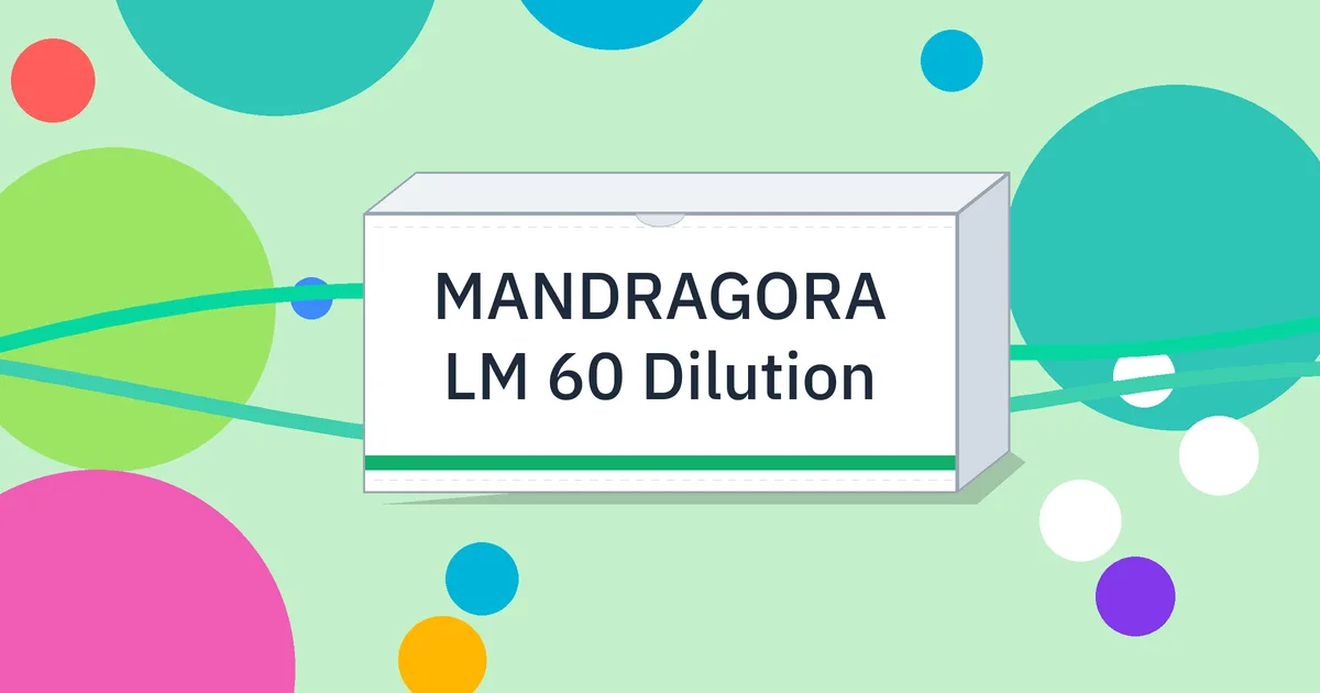 Symbolbild: Packung mit der Aufschrift MANDRAGORA LM 60 Dilution (PZN 12942150) – Verfügbarkeit und Bezug in Apotheken in Frankfurt am Main
