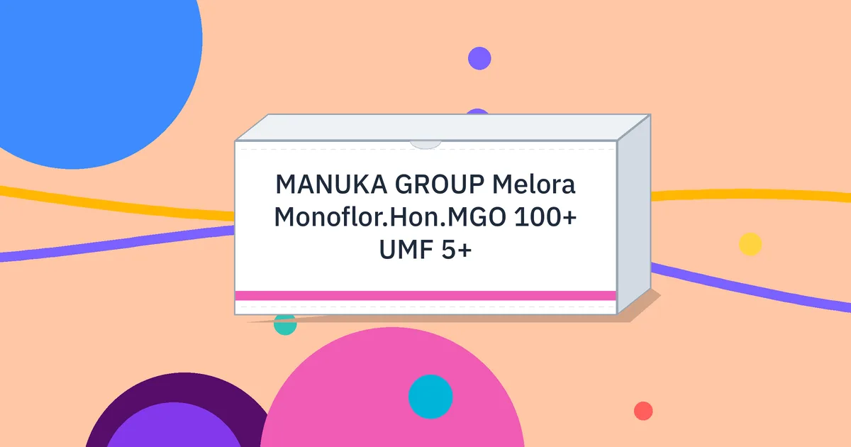 Symbolbild: Packung mit der Aufschrift MANUKA GROUP Melora Monoflor.Hon.MGO 100+ UMF 5+ (PZN 18086396) – Verfügbarkeit und Bezug in Apotheken in Frankfurt am Main