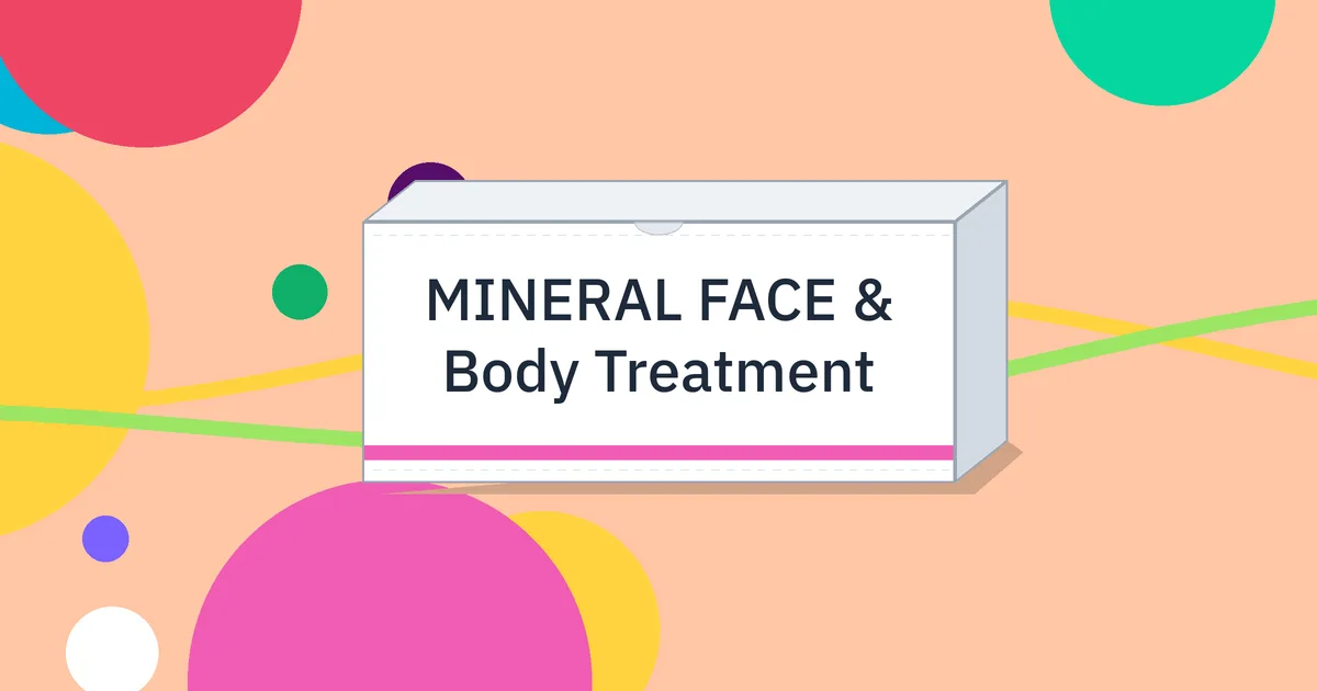Symbolbild: Packung mit der Aufschrift MINERAL FACE & Body Treatment (PZN 03663089) – Verfügbarkeit und Bezug in Apotheken in Frankfurt am Main