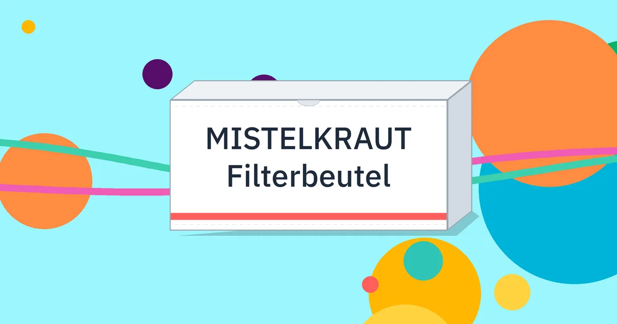 Symbolbild: Packung mit der Aufschrift MISTELKRAUT Filterbeutel (PZN 04856525) – Verfügbarkeit und Bezug in Apotheken in Frankfurt am Main