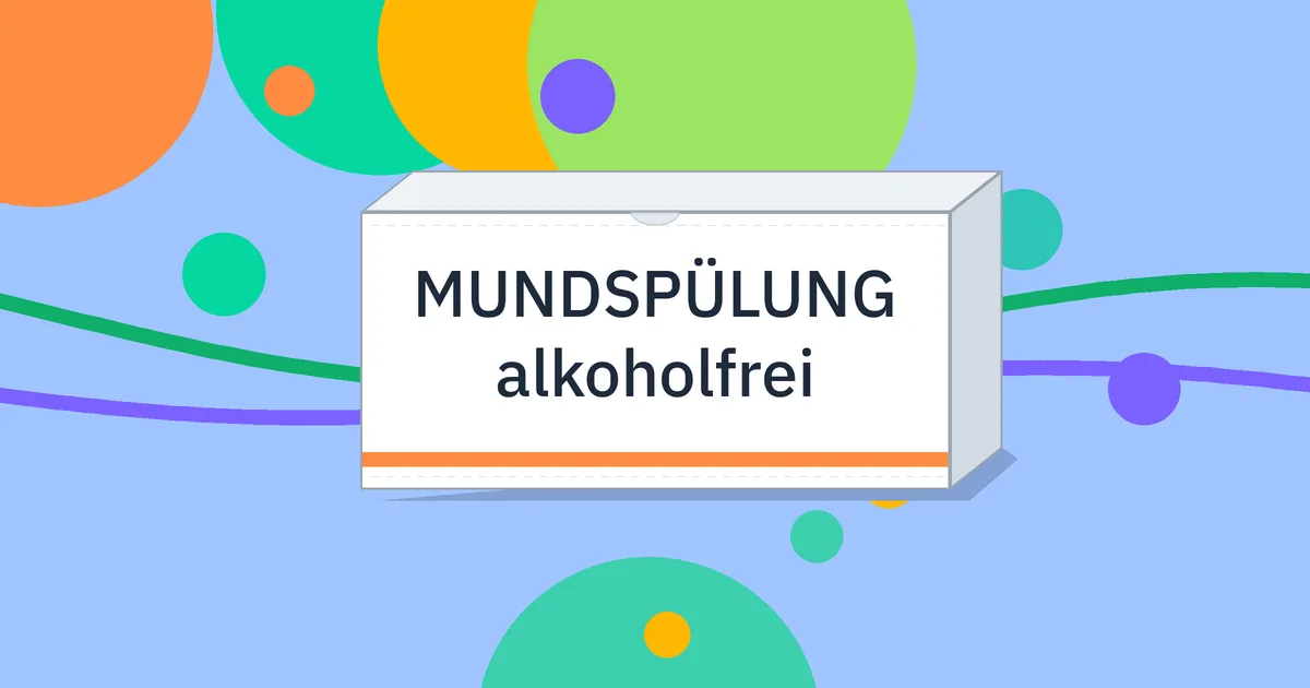 Symbolbild: Packung mit der Aufschrift MUNDSPÜLUNG alkoholfrei (PZN 19972786) – Verfügbarkeit und Bezug in Apotheken in Frankfurt am Main