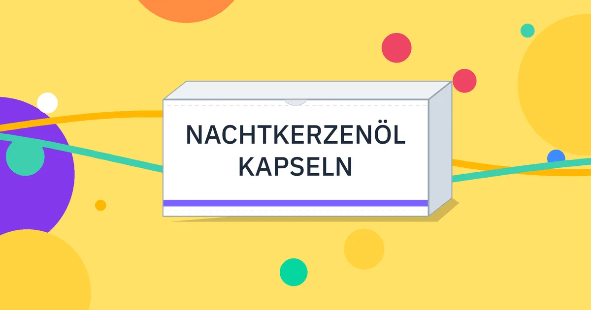 Symbolbild: Packung mit der Aufschrift NACHTKERZENÖL KAPSELN (PZN 00693204) – Verfügbarkeit und Bezug in Apotheken in Frankfurt am Main