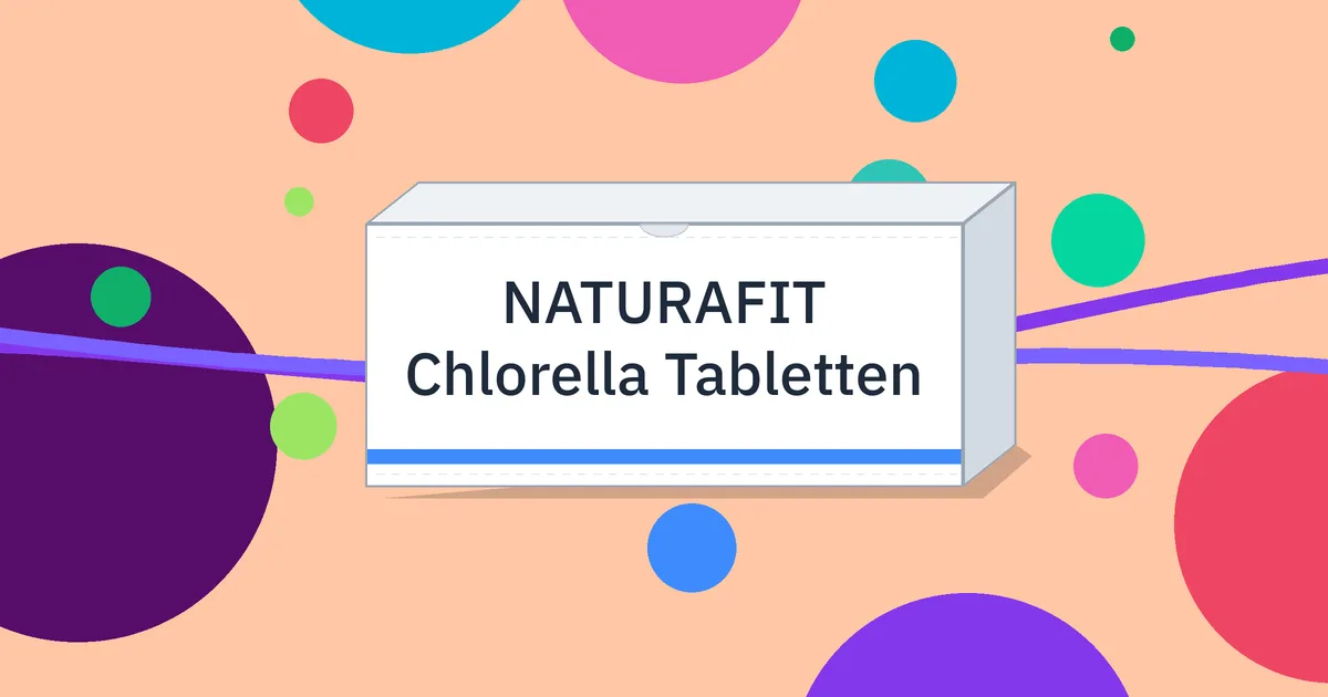 Symbolbild: Packung mit der Aufschrift NATURAFIT Chlorella Tabletten (PZN 09269376) – Verfügbarkeit und Bezug in Apotheken in Frankfurt am Main