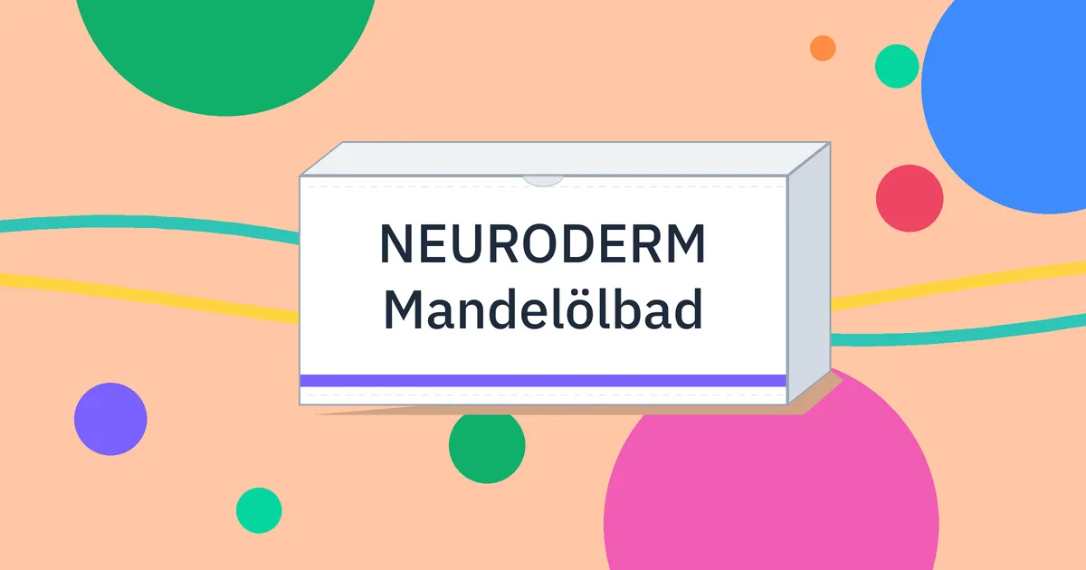 Symbolbild: Packung mit der Aufschrift NEURODERM Mandelölbad (PZN 06704788) – Verfügbarkeit und Bezug in Apotheken in Frankfurt am Main