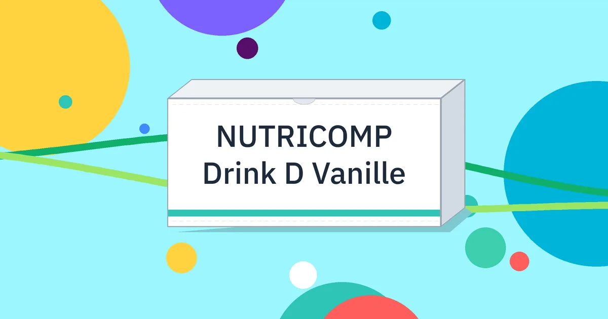 Symbolbild: Packung mit der Aufschrift NUTRICOMP Drink D Vanille (PZN 11138055) – Verfügbarkeit und Bezug in Apotheken in Frankfurt am Main
