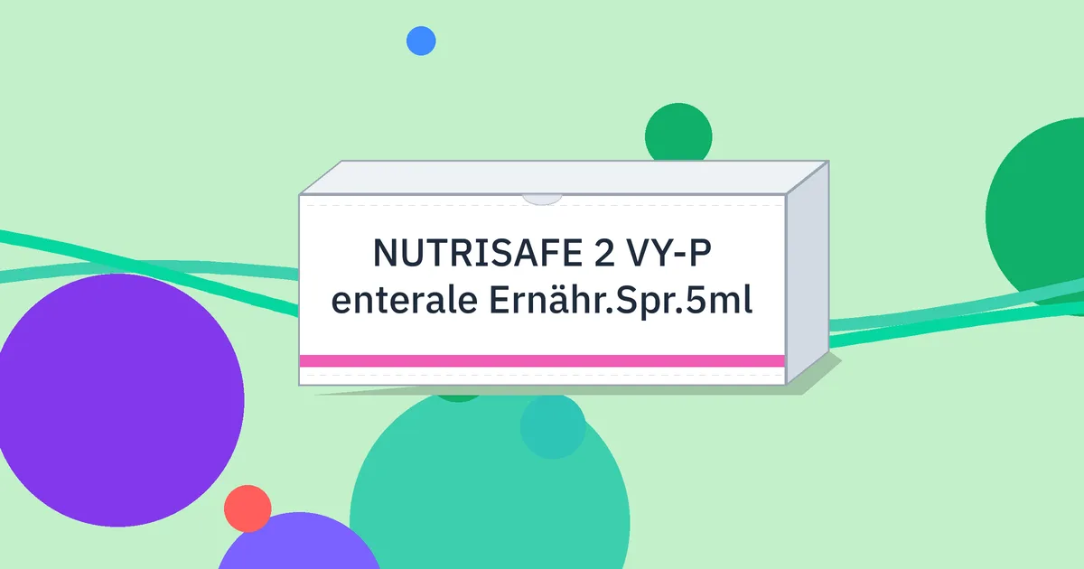 Symbolbild: Packung mit der Aufschrift NUTRISAFE 2 VY-P enterale Ernähr.Spr.5ml (PZN 16167535) – Verfügbarkeit und Bezug in Apotheken in Frankfurt am Main