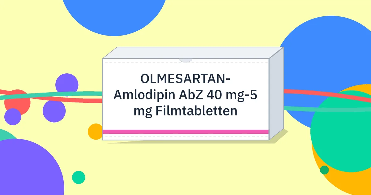 Symbolbild: Packung mit der Aufschrift OLMESARTAN-Amlodipin AbZ 40 mg-5 mg Filmtabletten (PZN 14189053) – Verfügbarkeit und Bezug in Apotheken in Frankfurt am Main