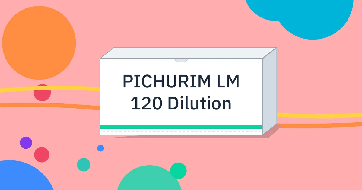 Symbolbild: Packung mit der Aufschrift PICHURIM LM 120 Dilution (PZN 13641433) – Verfügbarkeit und Bezug in Apotheken in Frankfurt am Main