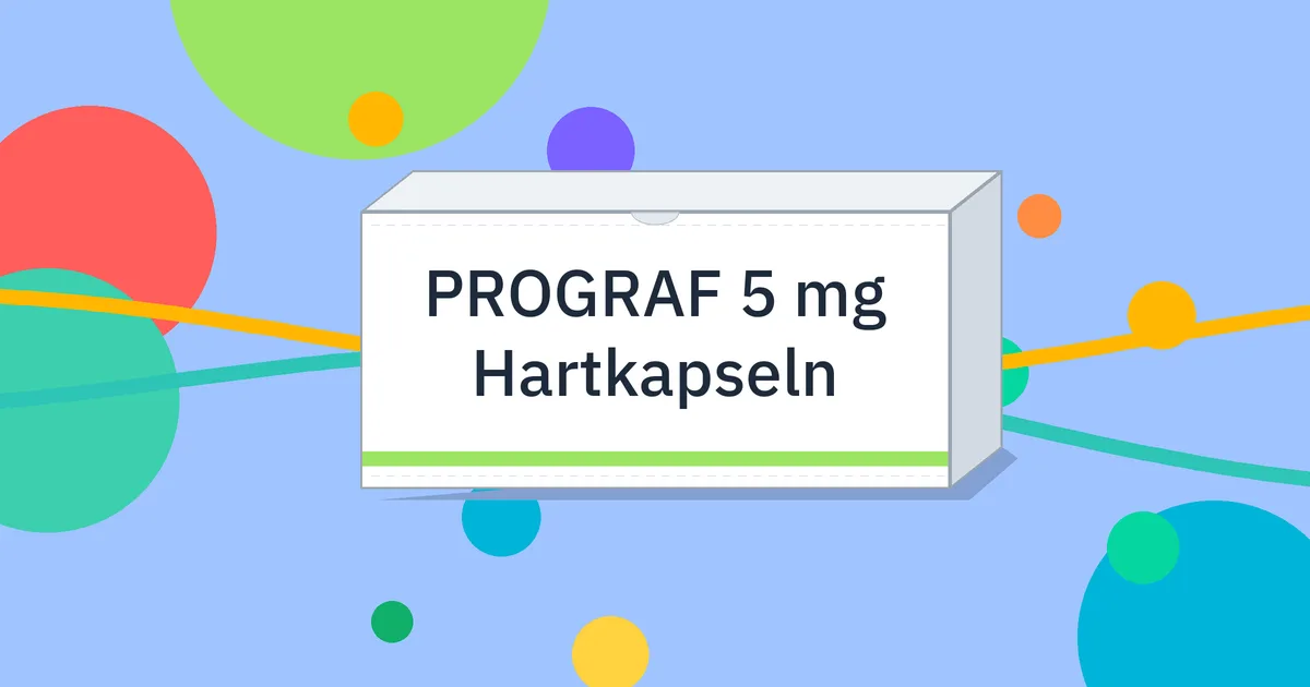 Symbolbild: Packung mit der Aufschrift PROGRAF 5 mg Hartkapseln (PZN 16888737) – Verfügbarkeit und Bezug in Apotheken in Frankfurt am Main