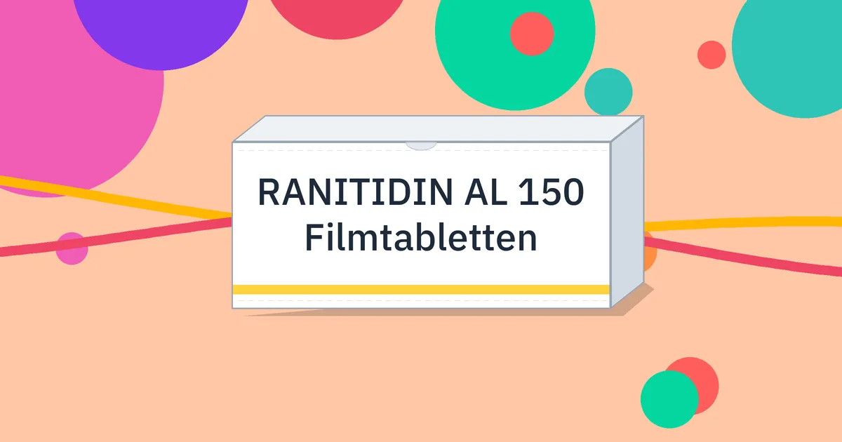 Symbolbild: Packung mit der Aufschrift RANITIDIN AL 150 Filmtabletten (PZN 07258687) – Verfügbarkeit und Bezug in Apotheken in Frankfurt am Main