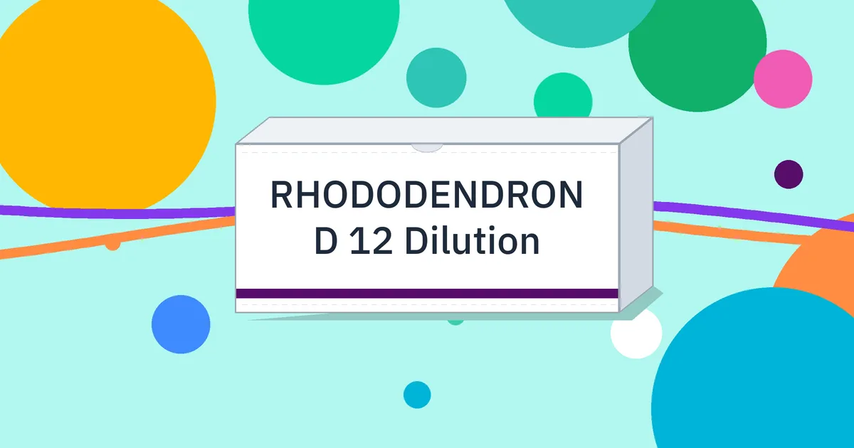 Symbolbild: Packung mit der Aufschrift RHODODENDRON D 12 Dilution (PZN 02620741) – Verfügbarkeit und Bezug in Apotheken in Frankfurt am Main