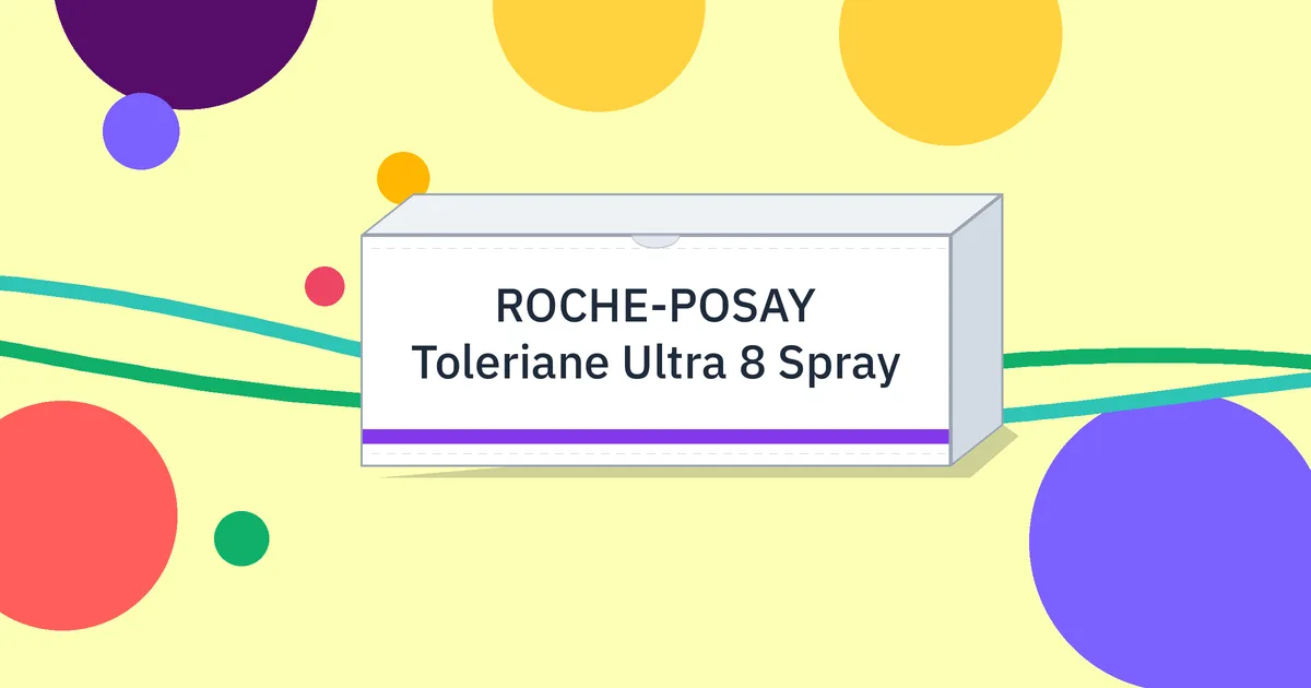 Symbolbild: Packung mit der Aufschrift ROCHE-POSAY Toleriane Ultra 8 Spray (PZN 15379732) – Verfügbarkeit und Bezug in Apotheken in Frankfurt am Main