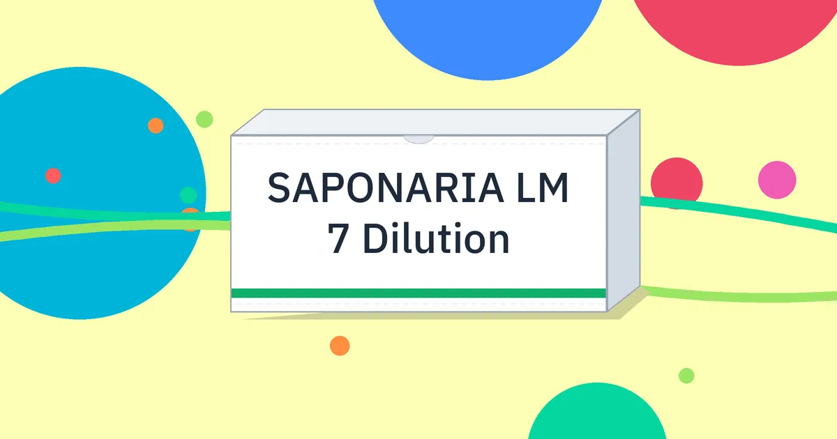 Symbolbild: Packung mit der Aufschrift SAPONARIA LM 7 Dilution (PZN 13686140) – Verfügbarkeit und Bezug in Apotheken in Frankfurt am Main