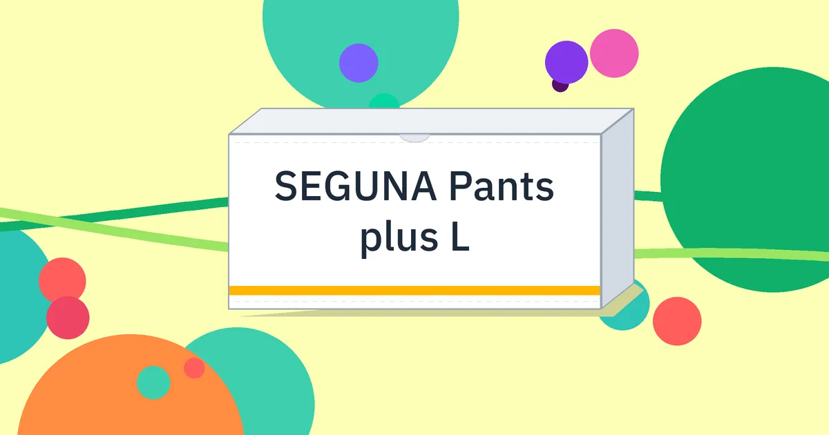 Symbolbild: Packung mit der Aufschrift SEGUNA Pants plus L (PZN 13904855) – Verfügbarkeit und Bezug in Apotheken in Frankfurt am Main