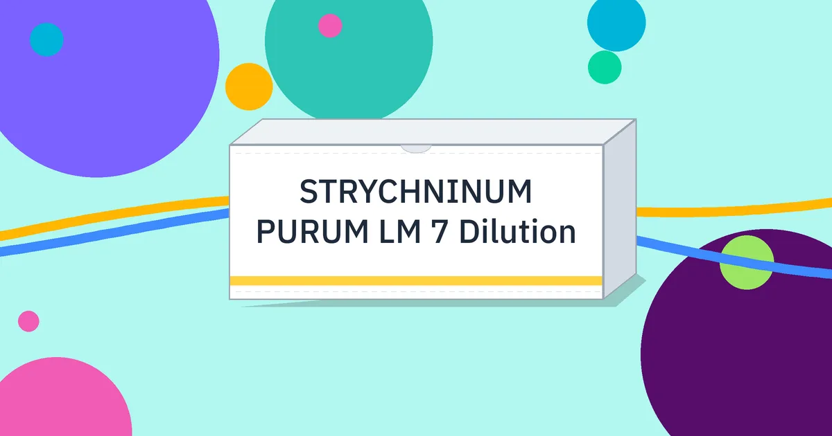 Symbolbild: Packung mit der Aufschrift STRYCHNINUM PURUM LM 7 Dilution (PZN 13207582) – Verfügbarkeit und Bezug in Apotheken in Frankfurt am Main