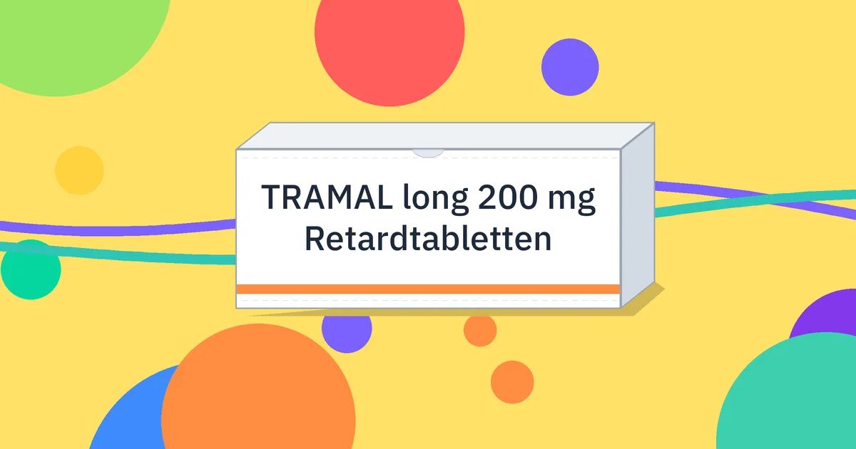 Symbolbild: Packung mit der Aufschrift TRAMAL long 200 mg Retardtabletten (PZN 12910871) – Verfügbarkeit und Bezug in Apotheken in Frankfurt am Main