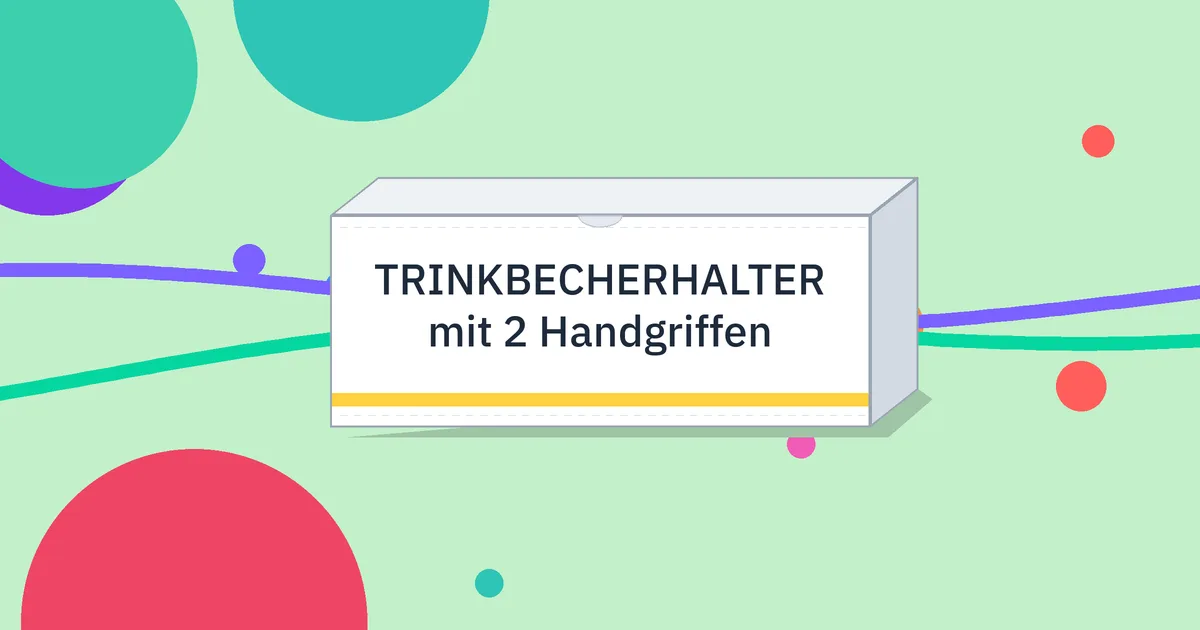 Symbolbild: Packung mit der Aufschrift TRINKBECHERHALTER mit 2 Handgriffen (PZN 13867203) – Verfügbarkeit und Bezug in Apotheken in Frankfurt am Main