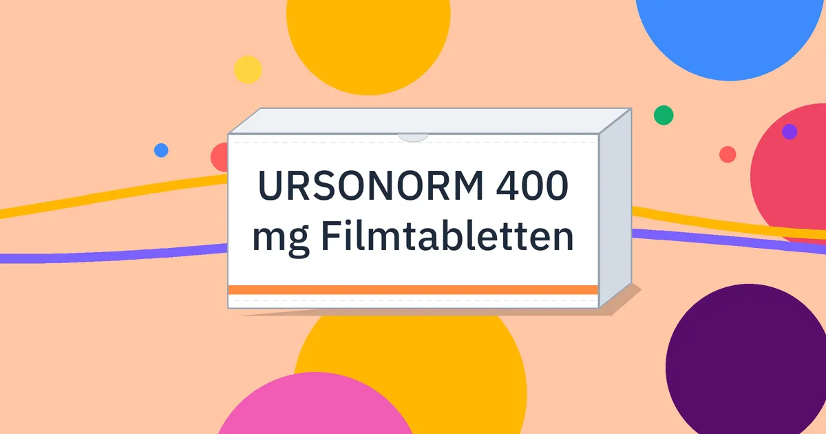 Symbolbild: Packung mit der Aufschrift URSONORM 400 mg Filmtabletten (PZN 17954979) – Verfügbarkeit und Bezug in Apotheken in Frankfurt am Main