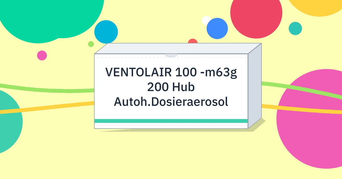 Symbolbild: Packung mit der Aufschrift VENTOLAIR 100 -m63g 200 Hub Autoh.Dosieraerosol (PZN 00239250) – Verfügbarkeit und Bezug in Apotheken in Frankfurt am Main