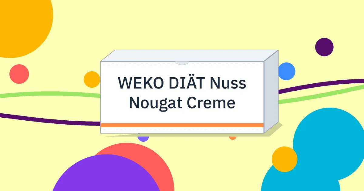 Symbolbild: Packung mit der Aufschrift WEKO DIÄT Nuss Nougat Creme (PZN 04413963) – Verfügbarkeit und Bezug in Apotheken in Frankfurt am Main