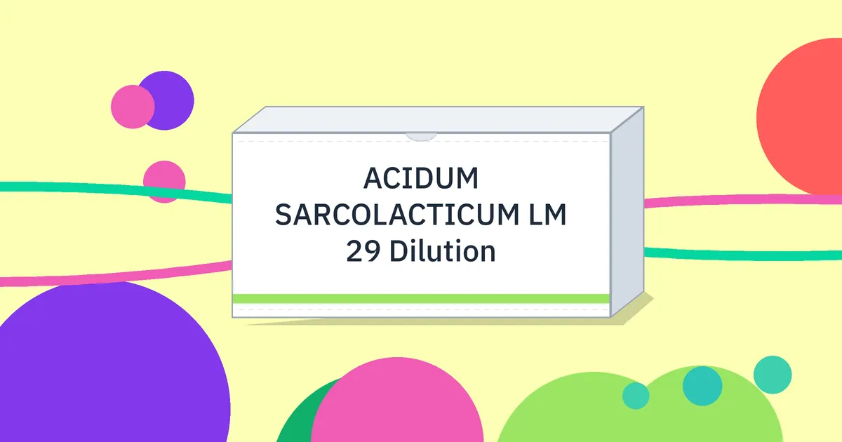 Symbolbild: Packung mit der Aufschrift ACIDUM SARCOLACTICUM LM 29 Dilution (PZN 13283330) – Verfügbarkeit und Bezug in Apotheken in Frankfurt am Main