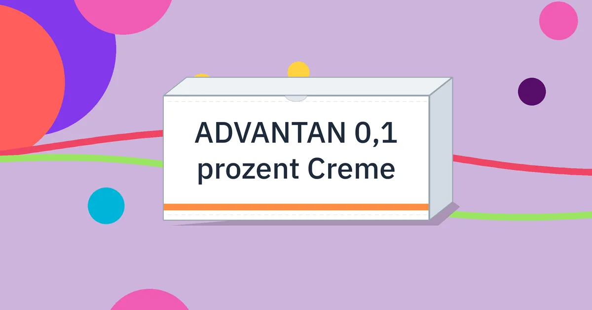 Symbolbild: Packung mit der Aufschrift ADVANTAN 0,1 prozent Creme (PZN 04939240) – Verfügbarkeit und Bezug in Apotheken in Frankfurt am Main