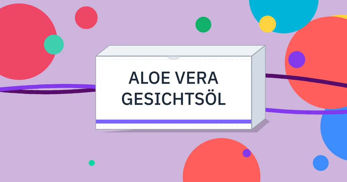 Symbolbild: Packung mit der Aufschrift ALOE VERA GESICHTSÖL (PZN 13903465) – Verfügbarkeit und Bezug in Apotheken in Frankfurt am Main