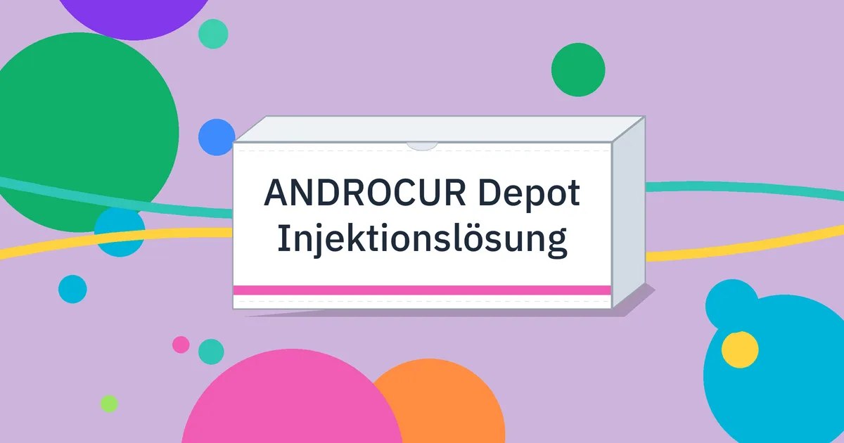 Symbolbild: Packung mit der Aufschrift ANDROCUR Depot Injektionslösung (PZN 01498781) – Verfügbarkeit und Bezug in Apotheken in Frankfurt am Main
