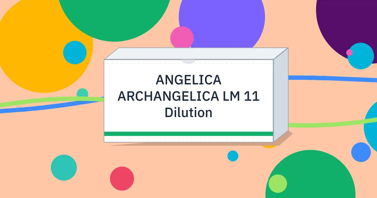 Symbolbild: Packung mit der Aufschrift ANGELICA ARCHANGELICA LM 11 Dilution (PZN 13367972) – Verfügbarkeit und Bezug in Apotheken in Frankfurt am Main