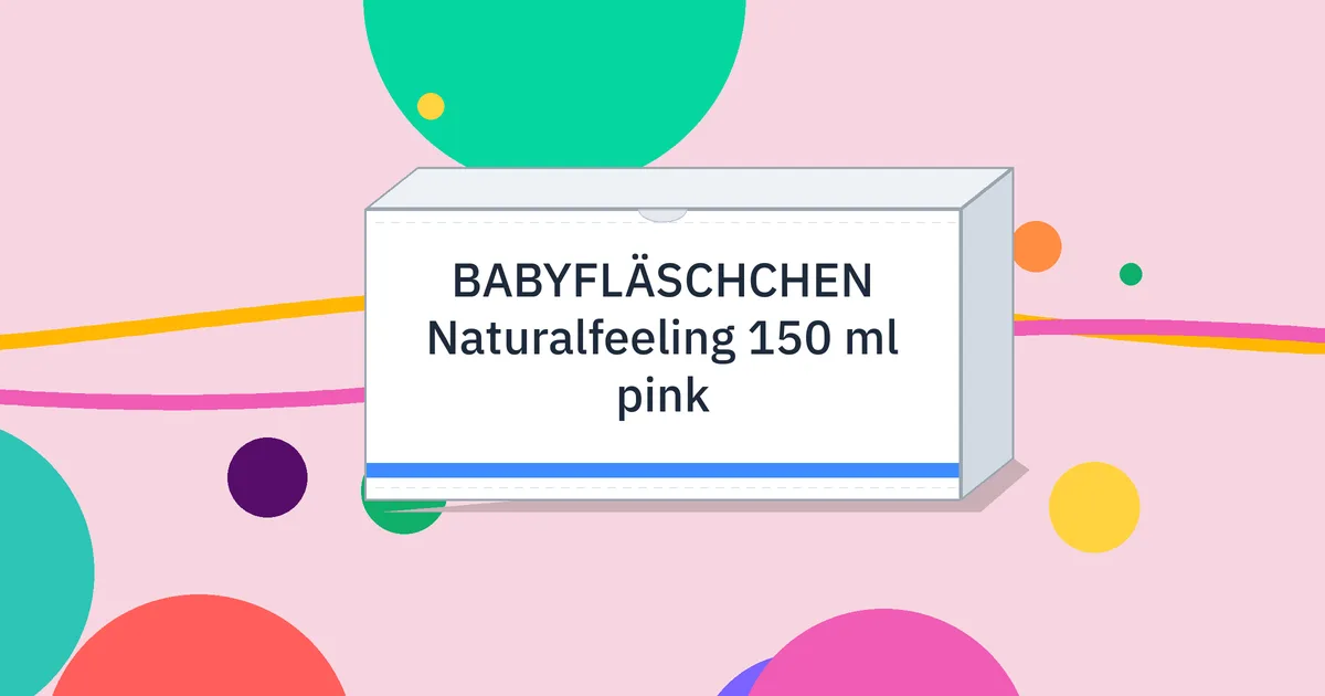 Symbolbild: Packung mit der Aufschrift BABYFLÄSCHCHEN Naturalfeeling 150 ml pink (PZN 20843775) – Verfügbarkeit und Bezug in Apotheken in Frankfurt am Main