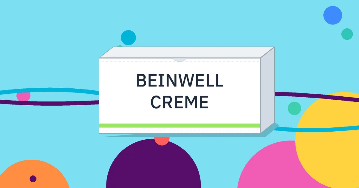 Symbolbild: Packung mit der Aufschrift BEINWELL CREME (PZN 04031291) – Verfügbarkeit und Bezug in Apotheken in Frankfurt am Main