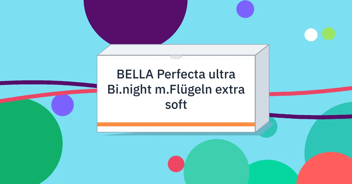 Symbolbild: Packung mit der Aufschrift BELLA Perfecta ultra Bi.night m.Flügeln extra soft (PZN 11276633) – Verfügbarkeit und Bezug in Apotheken in Frankfurt am Main
