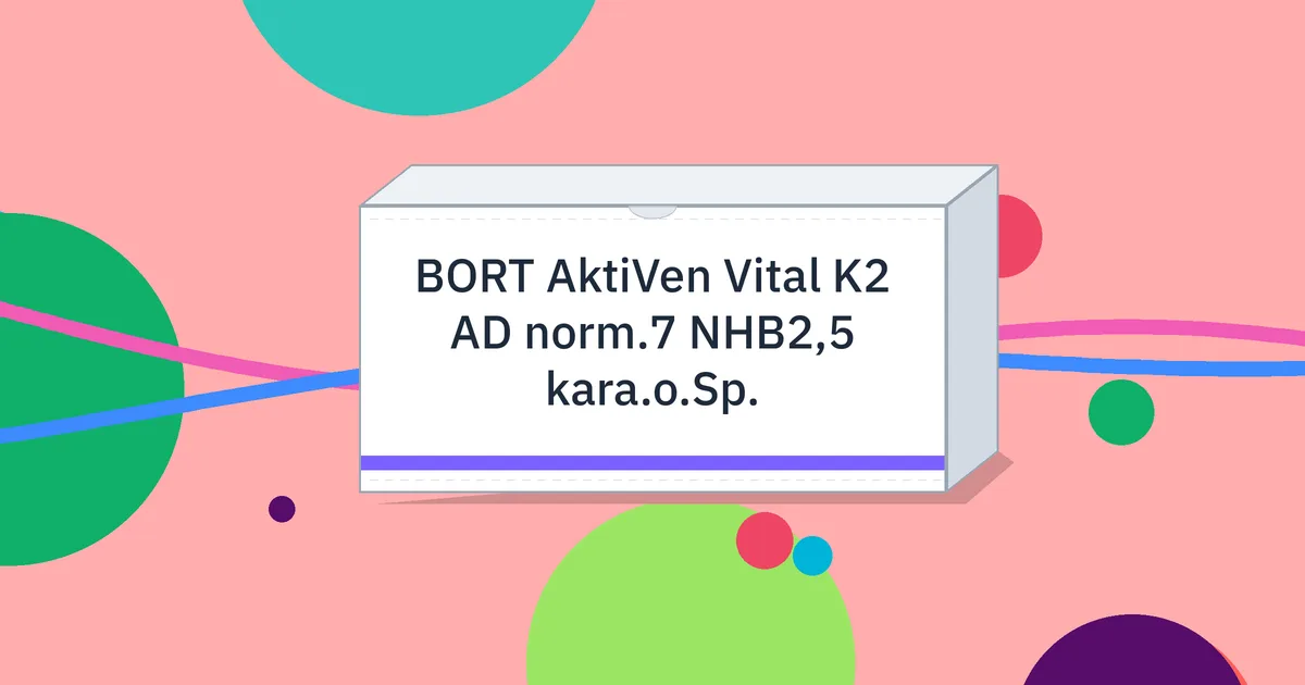 Symbolbild: Packung mit der Aufschrift BORT AktiVen Vital K2 AD norm.7 NHB2,5 kara.o.Sp. (PZN 17497594) – Verfügbarkeit und Bezug in Apotheken in Frankfurt am Main