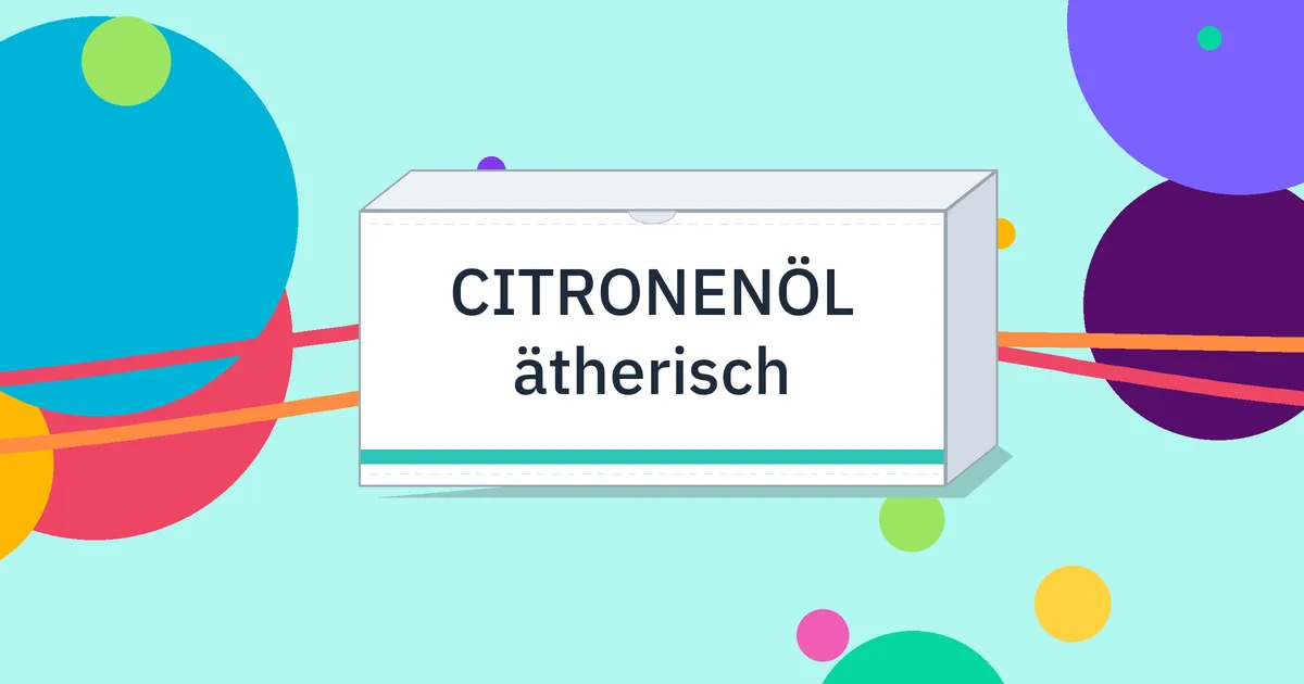 Symbolbild: Packung mit der Aufschrift CITRONENÖL ätherisch (PZN 01539020) – Verfügbarkeit und Bezug in Apotheken in Frankfurt am Main