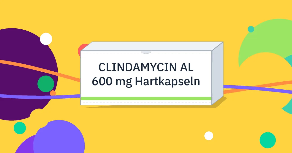 Symbolbild: Packung mit der Aufschrift CLINDAMYCIN AL 600 mg Hartkapseln (PZN 12364753) – Verfügbarkeit und Bezug in Apotheken in Frankfurt am Main