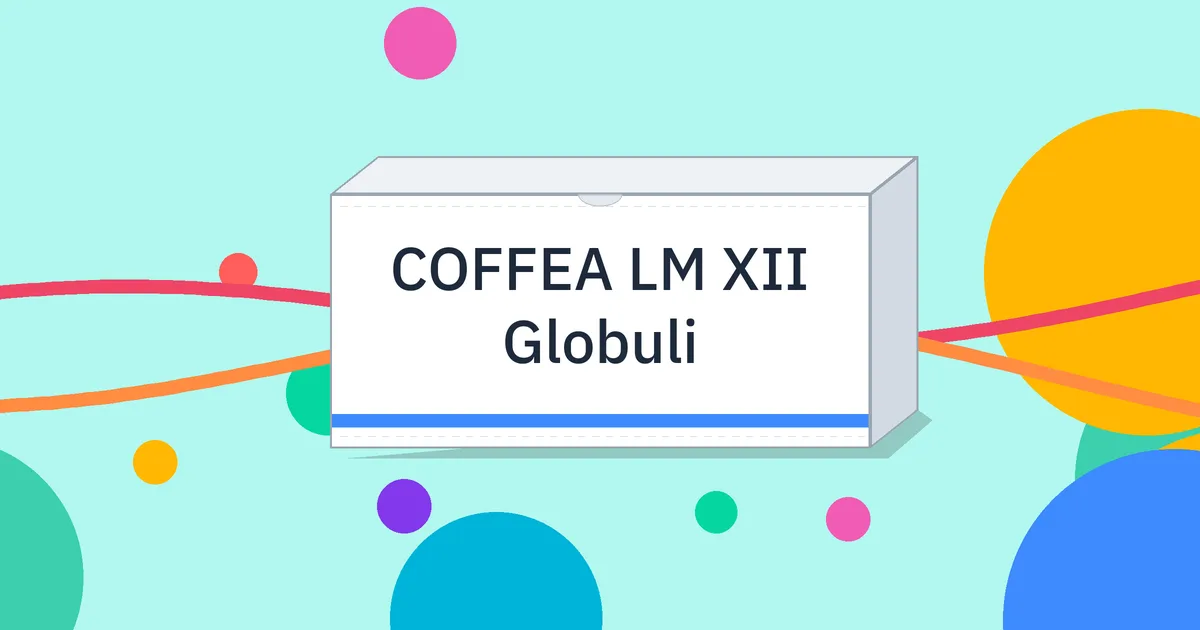 Symbolbild: Packung mit der Aufschrift COFFEA LM XII Globuli (PZN 02822120) – Verfügbarkeit und Bezug in Apotheken in Frankfurt am Main