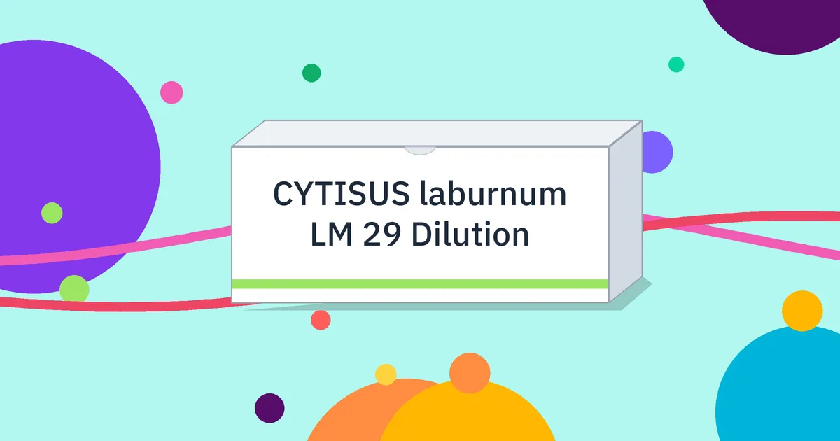 Symbolbild: Packung mit der Aufschrift CYTISUS laburnum LM 29 Dilution (PZN 13460720) – Verfügbarkeit und Bezug in Apotheken in Frankfurt am Main