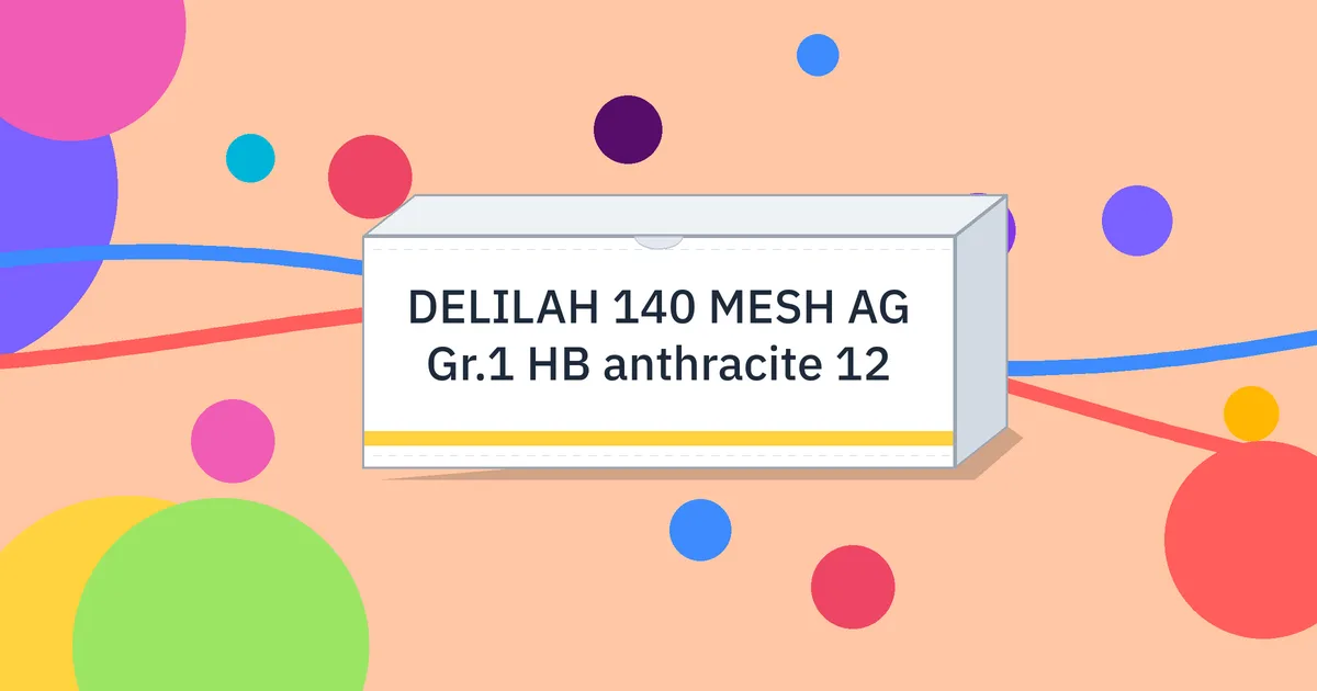 Symbolbild: Packung mit der Aufschrift DELILAH 140 MESH AG Gr.1 HB anthracite 12 (PZN 13849464) – Verfügbarkeit und Bezug in Apotheken in Frankfurt am Main