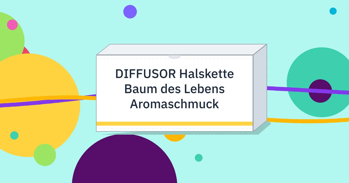 Symbolbild: Packung mit der Aufschrift DIFFUSOR Halskette Baum des Lebens Aromaschmuck (PZN 17295577) – Verfügbarkeit und Bezug in Apotheken in Frankfurt am Main